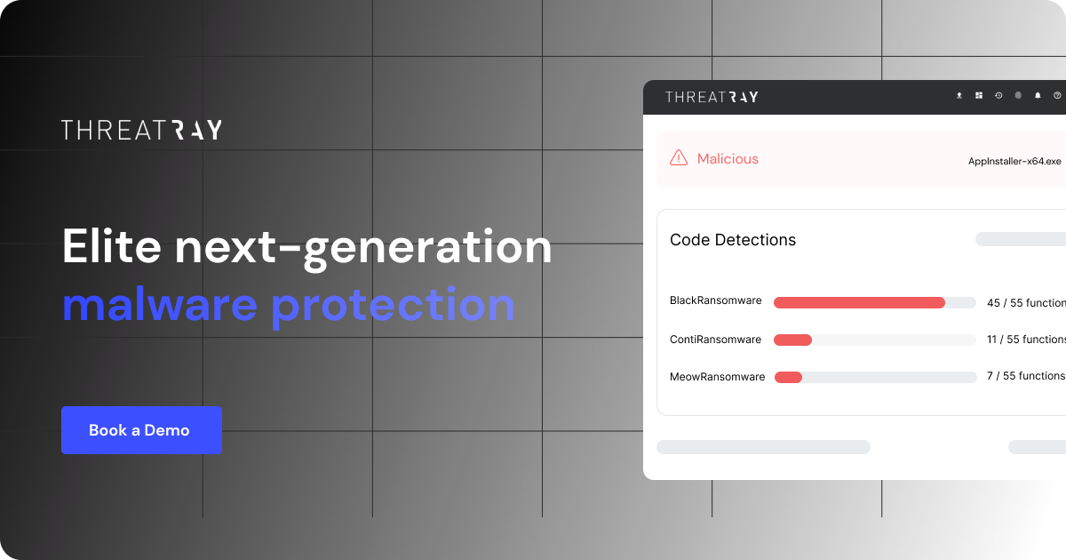 Elite next-generation ‍malware protection powered by AI | Threatray